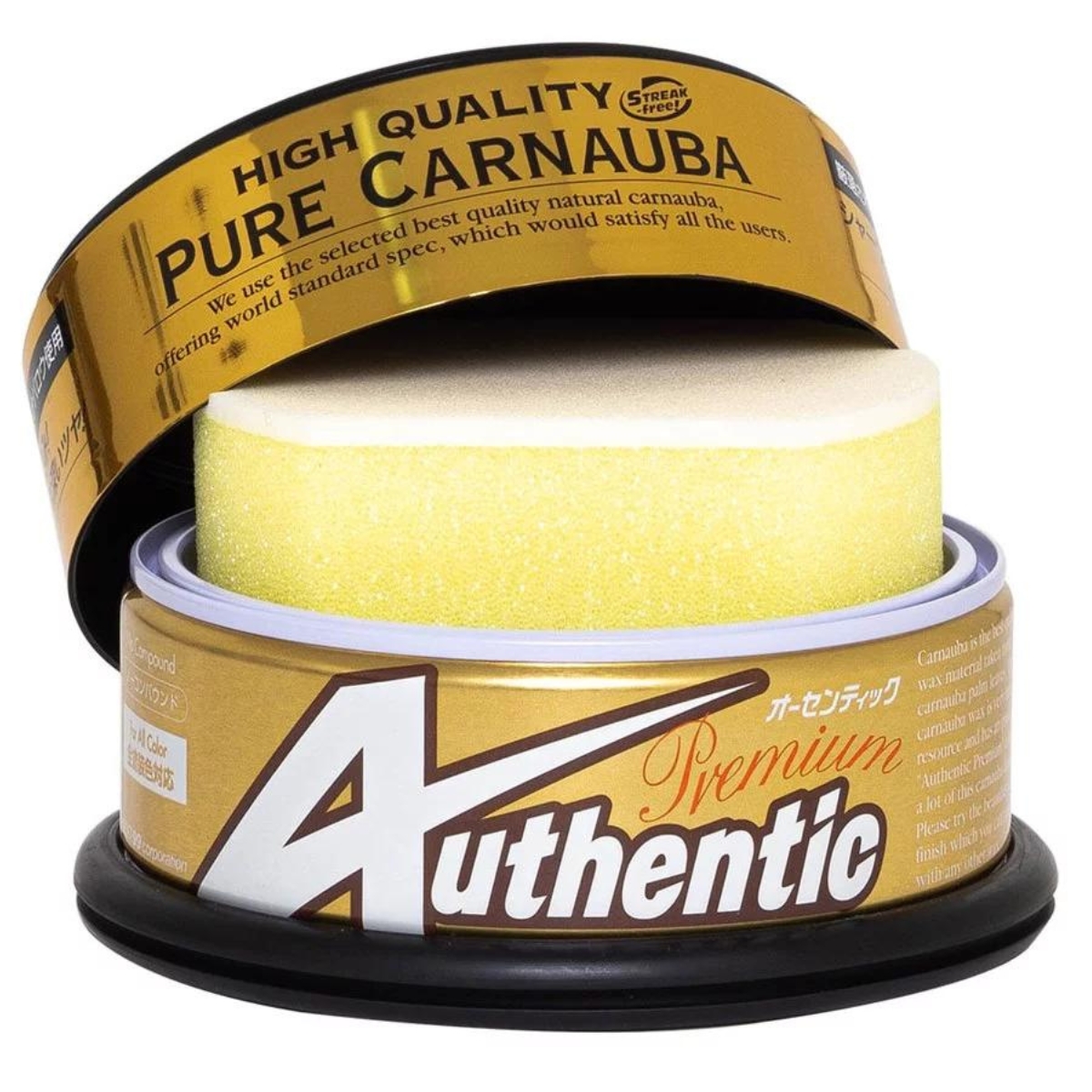 CERA AUTHENTIC PREMIUM DE CARNAÚBA 200G SOFT99 - Super Mundi